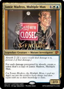 40 Custom X-Men Magic: The Gathering Cards