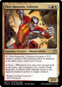 40 Custom X-Men Magic: The Gathering Cards