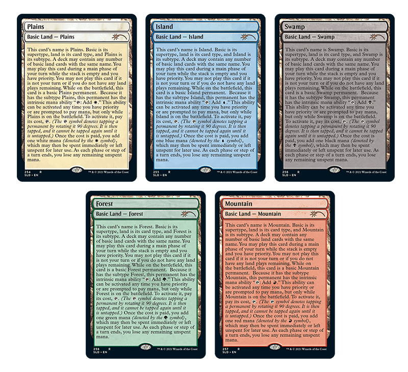 MTG Secret Lair Full Text Land Drop Revealed MTG Secret Lair Full Text Land Drop Revealed