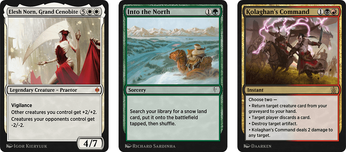 All 5 Phyrexian Praetors are Getting Phyrexian-language Styles in MTG ...