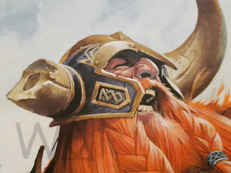 Magic: The Gathering Painting of Bruenor Battlehammer by Wayne Reynolds ...