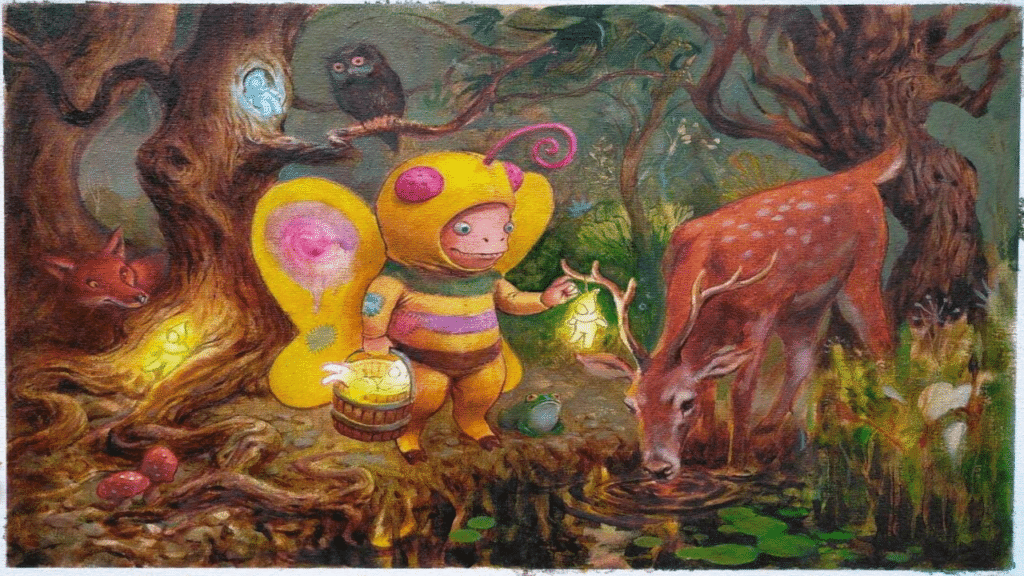 MTG Modern Horizons 2 Art Glimmer Bairn by Nils Hamm Sells for $28,000