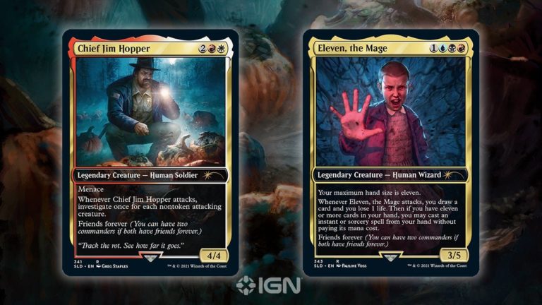 Secret Lair Stranger Things MTG Cards Revealed by IGN