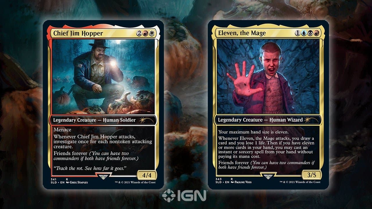 Secret Lair Stranger Things MTG Cards Revealed by IGN