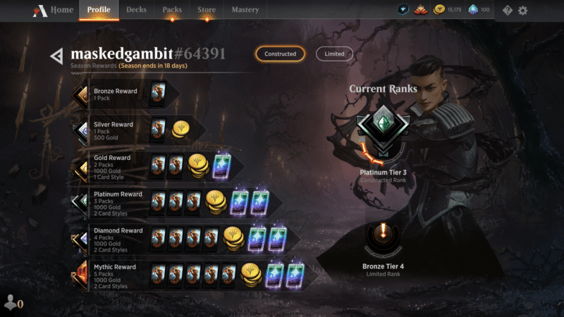 MTG Arena Ranks: 2022 Season, Standard, Historic & More