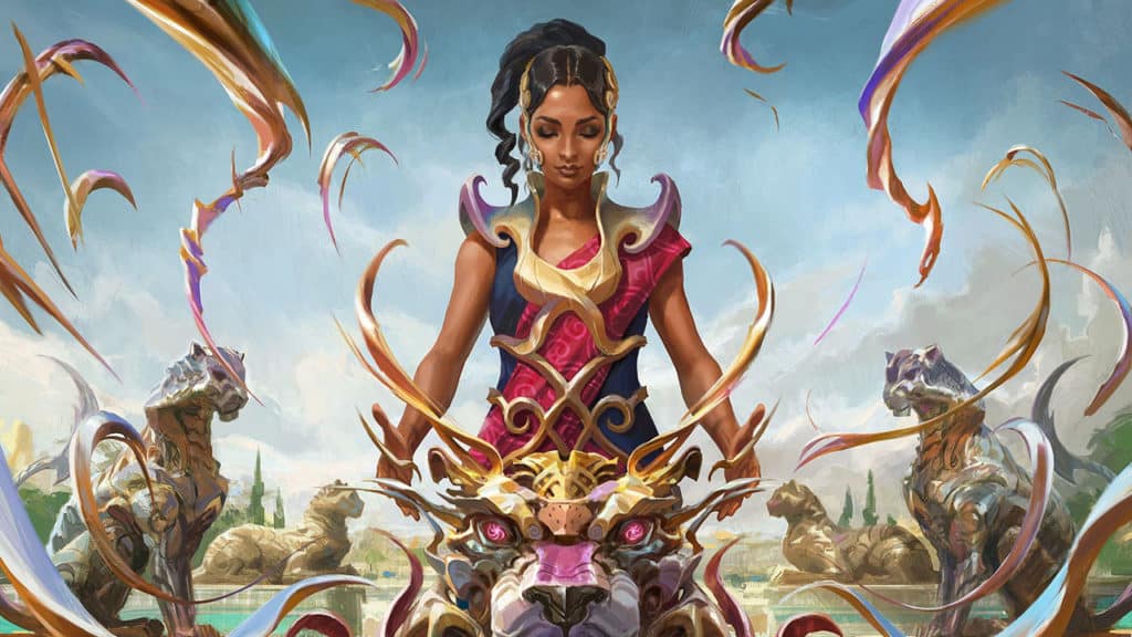 Wizards Reveals Finish Line Bundle and Two Aetherdrift Commander Precons