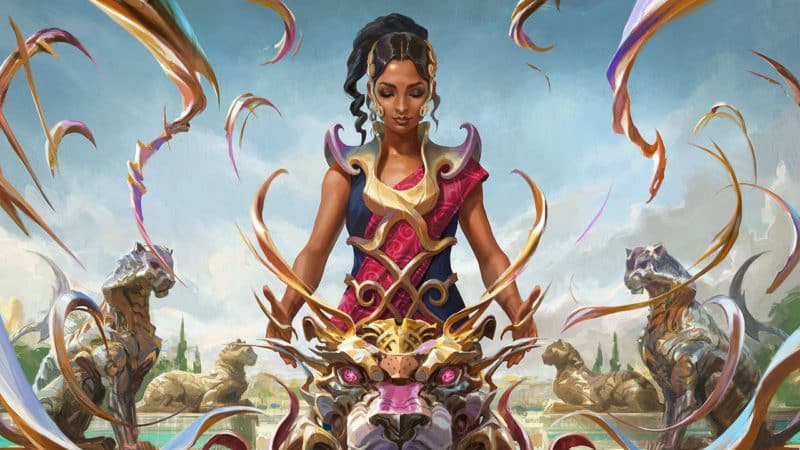 Wizards Reveals Finish Line Bundle and Two Aetherdrift Commander Precons