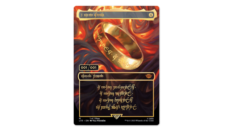 The MTG One of One Ring Bounty Explodes Up to $500,000!