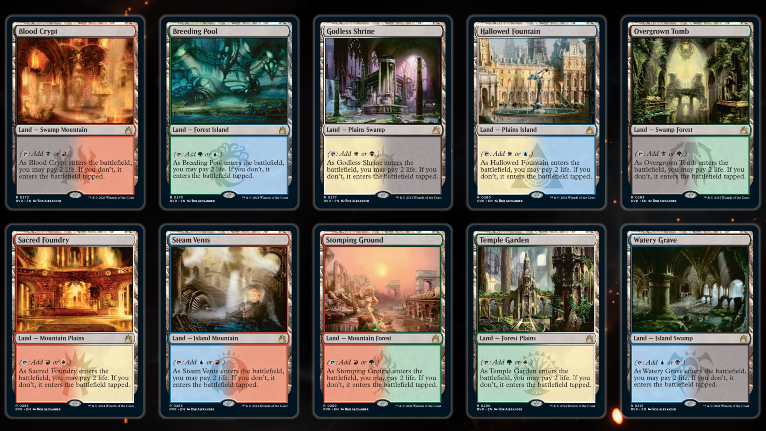 Ravnica Remastered Features Full MTG Shock Land Cycle and New Anime Art!