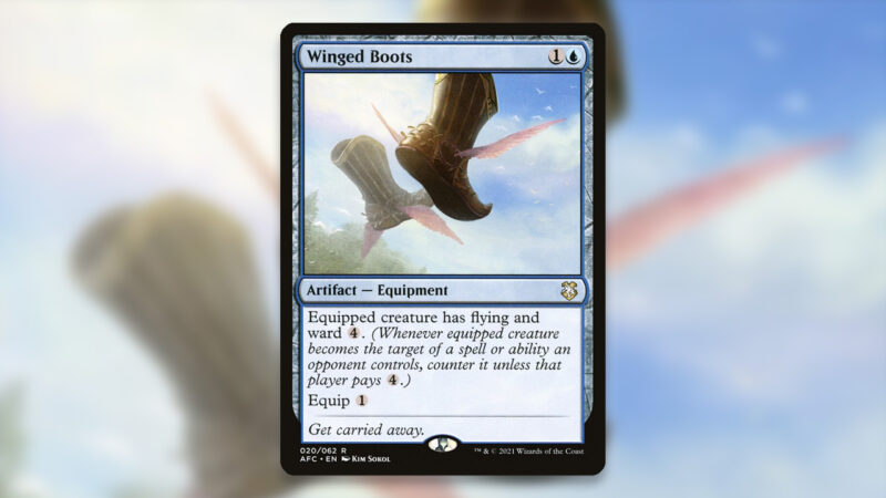 MTG Winged Boots Gets First Ever Foil Printing!