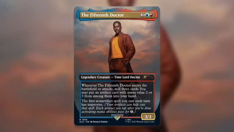 Fifteenth Doctor Revealed as Part of Two Missing MTG Cards!