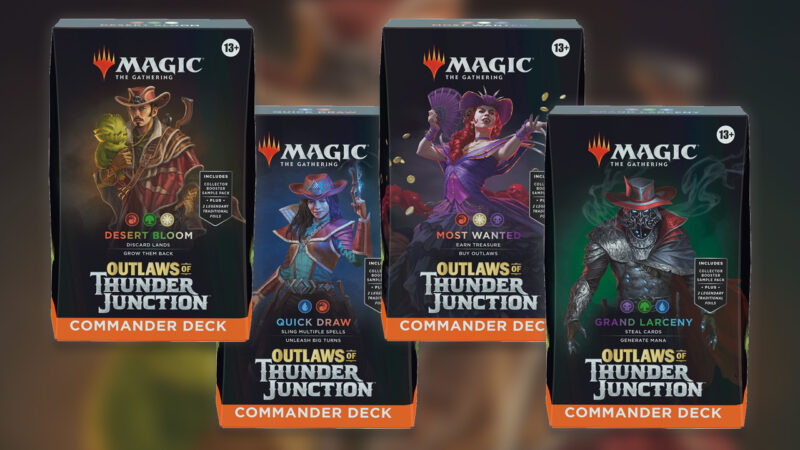 Outlaws Of Thunder Junction Release Date Spoilers Commander Decks