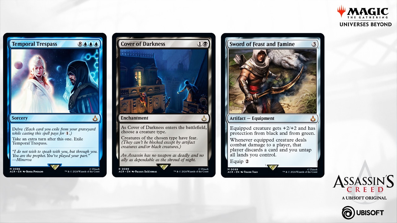 Slew of Powerful Legends Highlight MTG Assassin's Creed Spoilers!