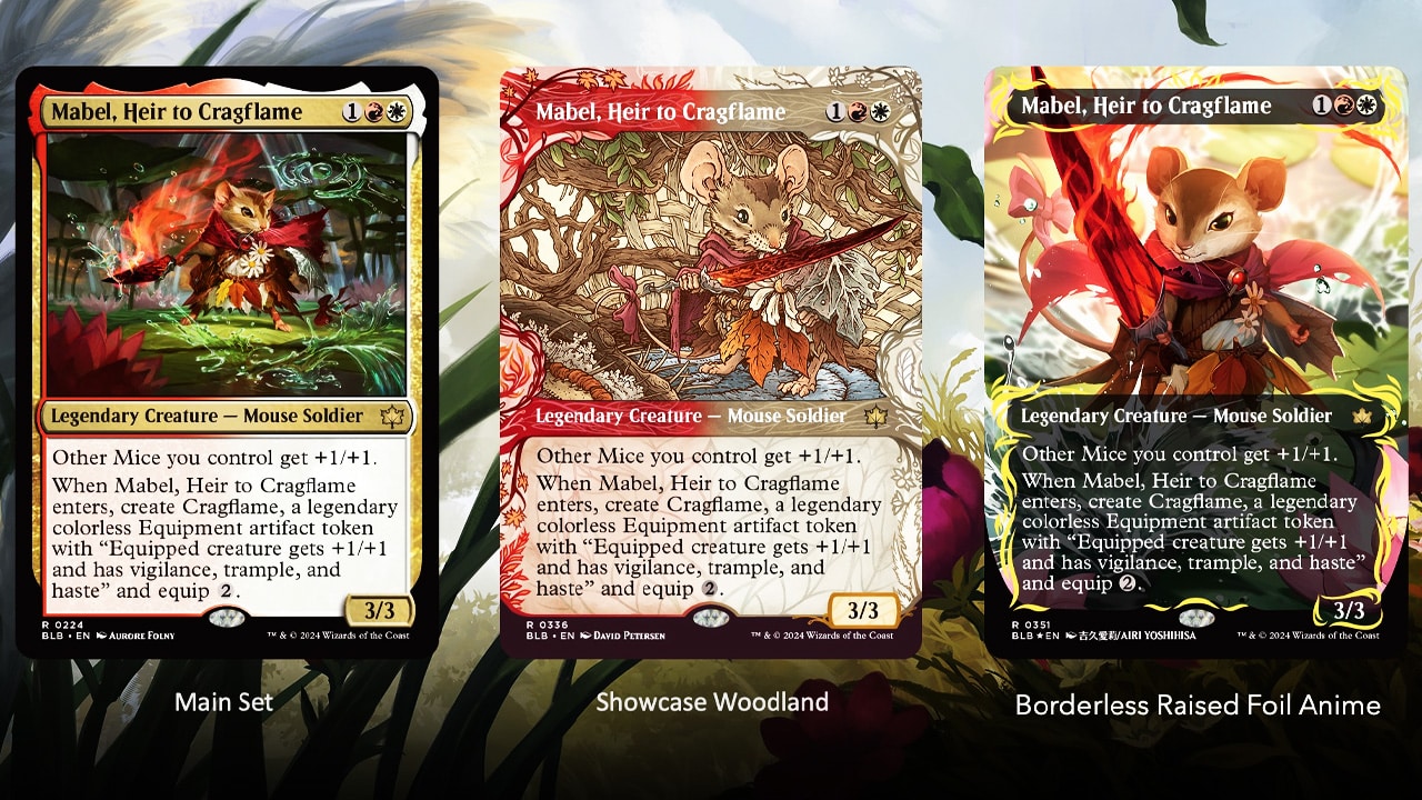 Wizards of the Coast Reveals Core Bloomburrow Cards!