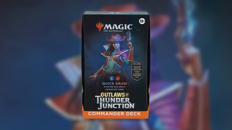 MTG Outlaws of Thunder Junction Commander Deck Boxes Leaked!