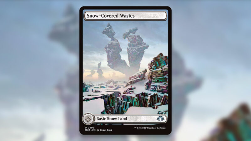 MTG Snow-Covered Wastes and Evoke Elemental Reprint Revealed!