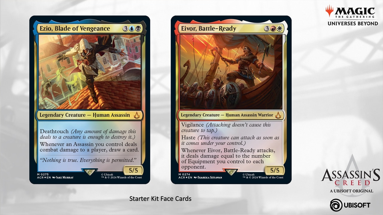 Slew of Powerful Legends Highlight MTG Assassin's Creed Spoilers!