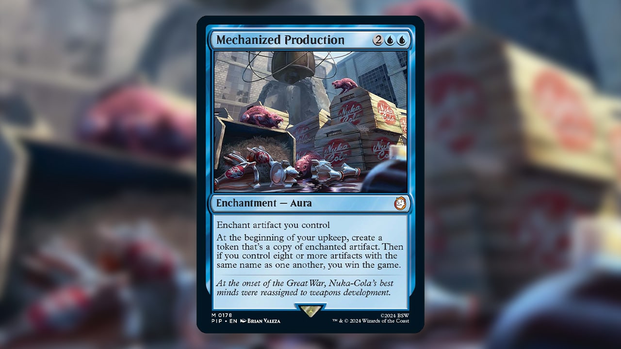 Astonishing MTG Fallout Serialized Cycle Creates Alternate Win Condition!
