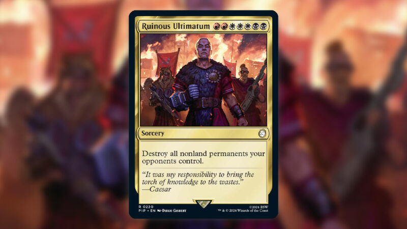 $280 Portal Three Kingdoms Powerhouse Gets Much Needed MTG Fallout Reprint!