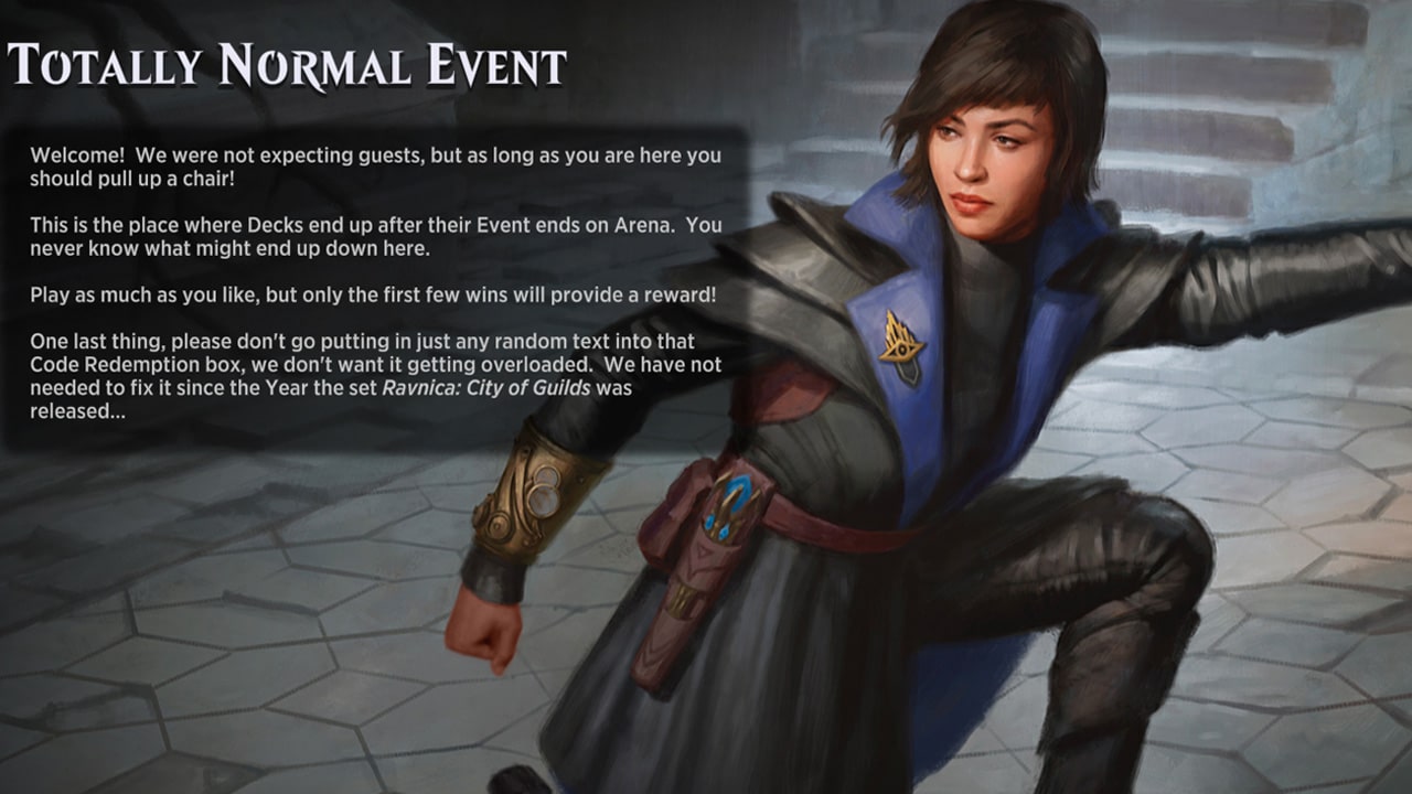 Totally Normal Event Token Reveals Secret Event!