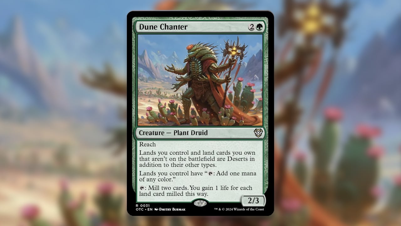 MTG Desert Bloom Precon Card Turns all Your Lands into Deserts!