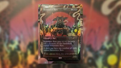 New Relentless Rats Bonus Card Could be Worth Over $200!