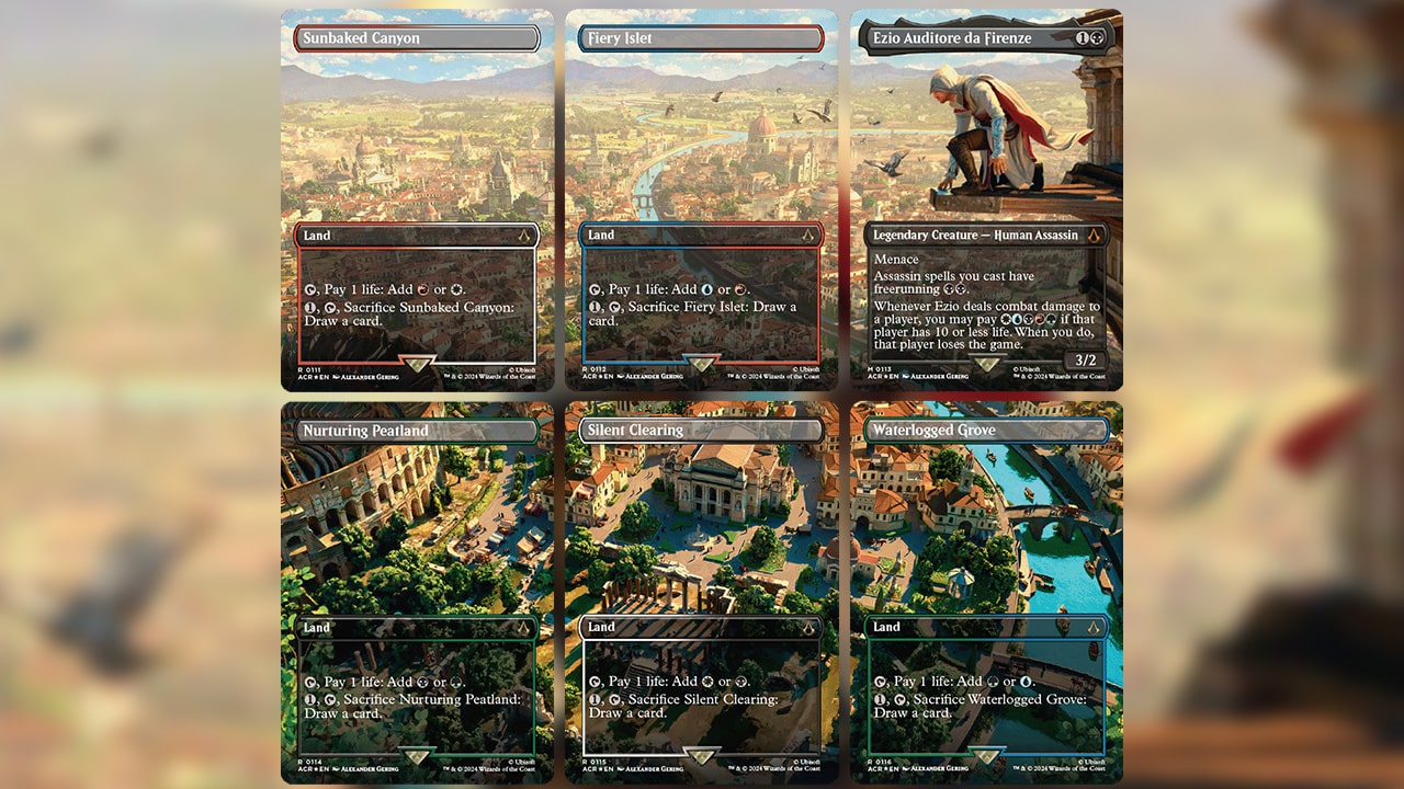 MTG Assassin's Creed Showcases Horizon Land Panorama!