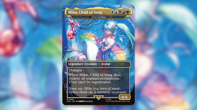 New Hatsune Miku MTG Cards Spike Past $50