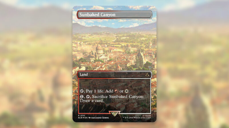 MTG Assassin's Creed Showcases Horizon Land Panorama!