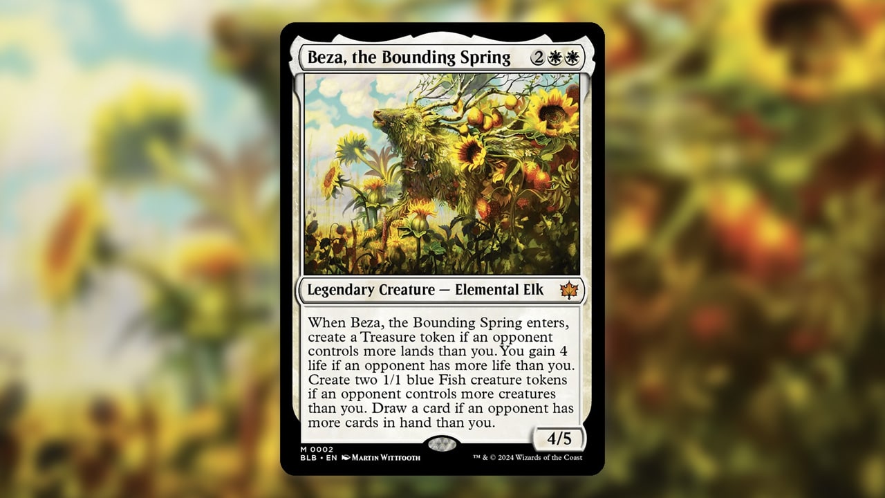 Elite MTG Bloomburrow Elk is the Ultimate Board Stabilizer