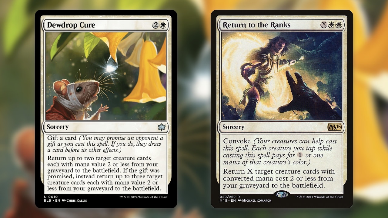 Beloved White MTG Cards Get Fresh Renditions In Bloomburrow