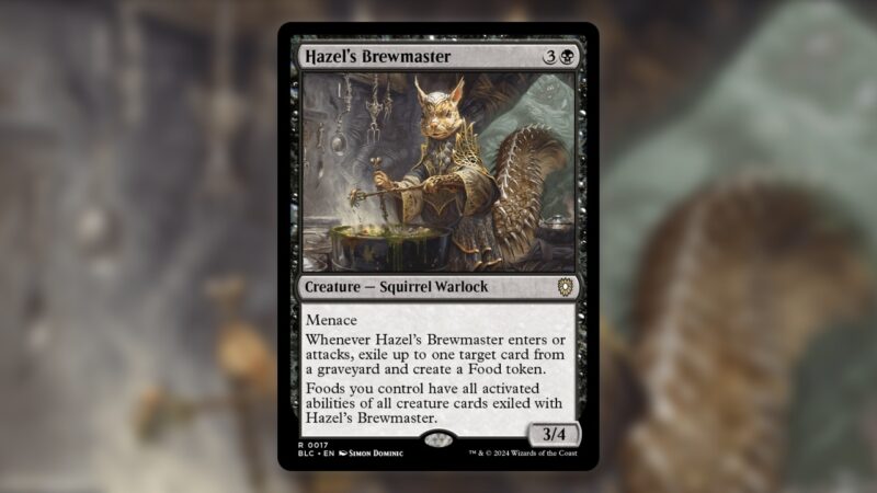 New Bloomburrow Squirrel Chef Cooks Up Spicy Infinite Combos