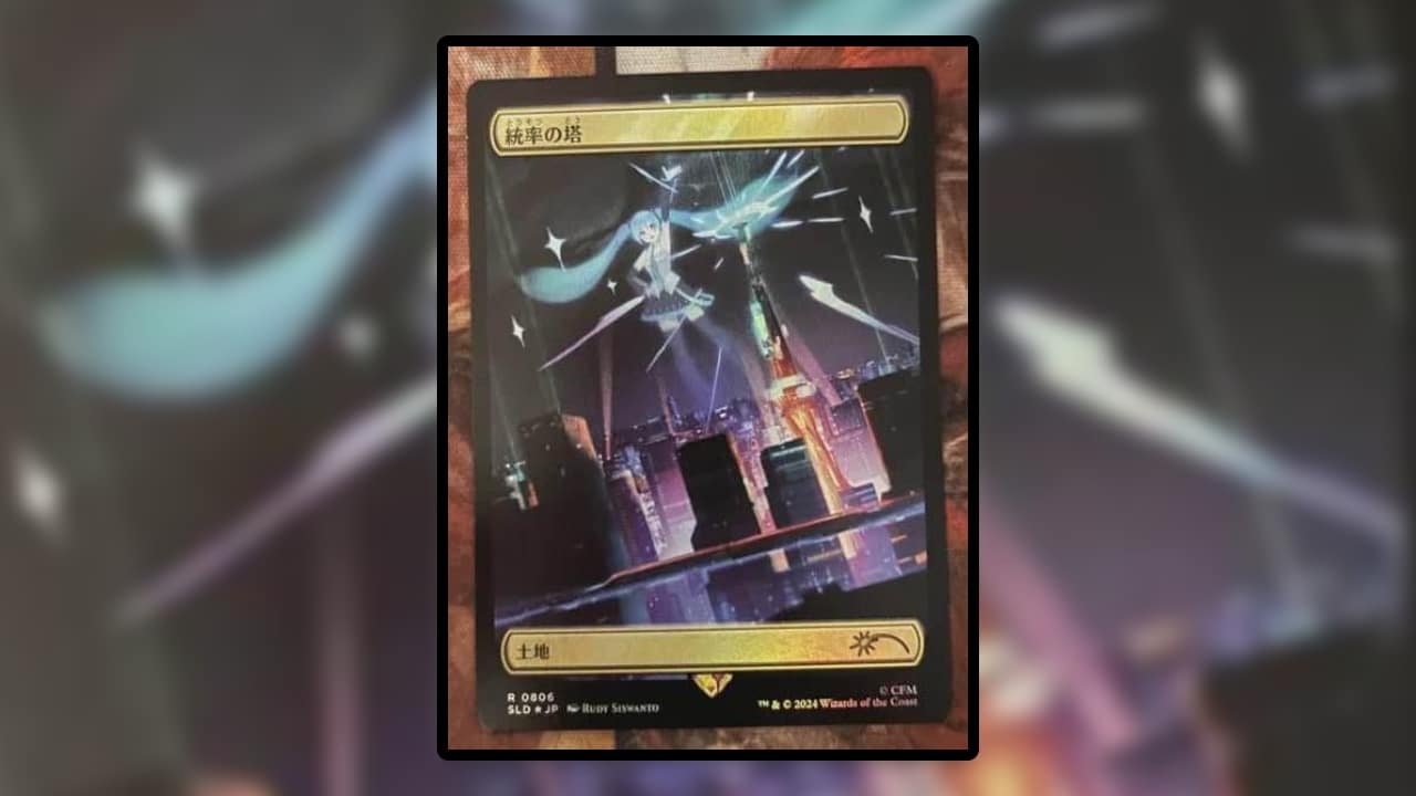 New Hatsune Miku Bonus Card Is A Textless Commander Icon