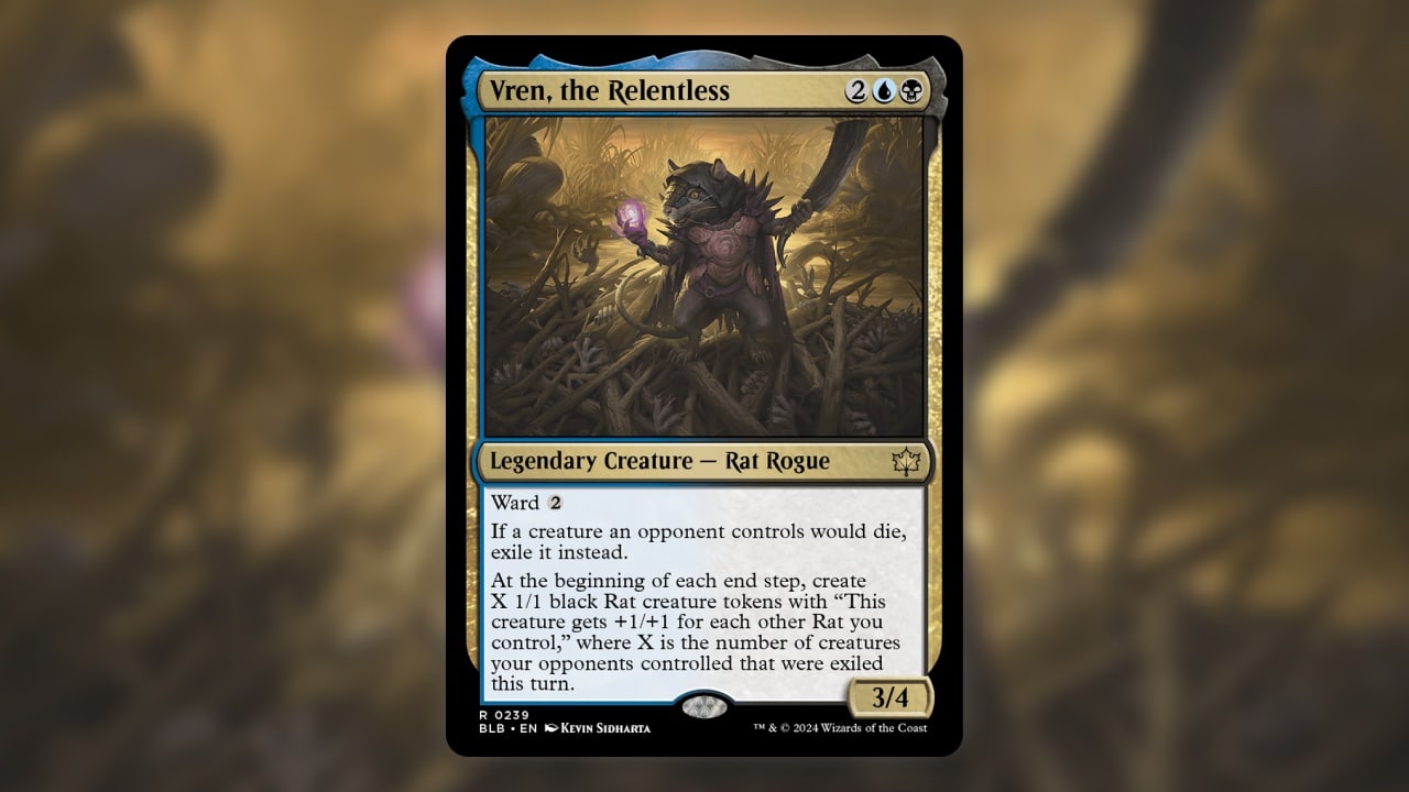 Sneaky Bloomburrow Legend Makes Relentless Rats In Token Form