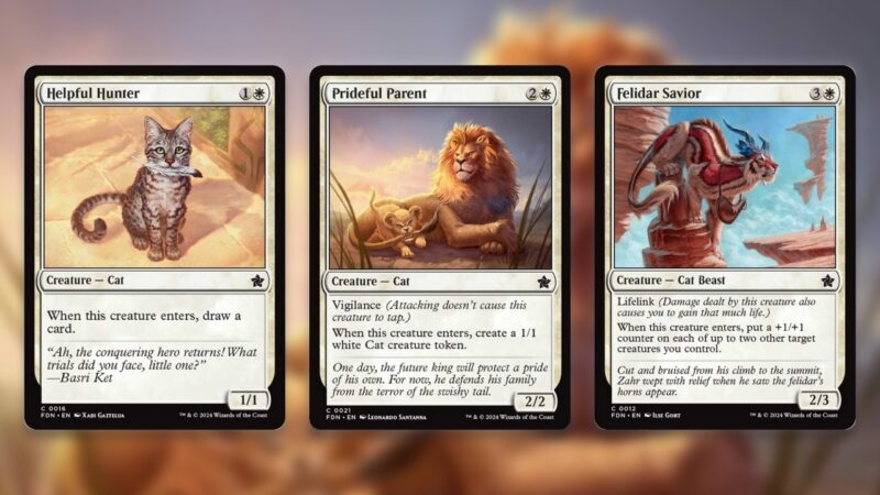 MTG Foundations Spoilers Include New Blood Artist And Adorable Cats