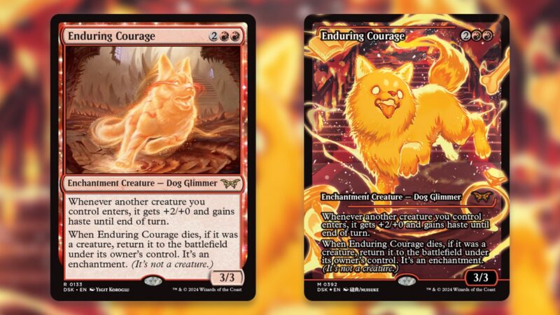 Cute Duskmourn Doggo Gives MTG Aggro Decks A Major Boost