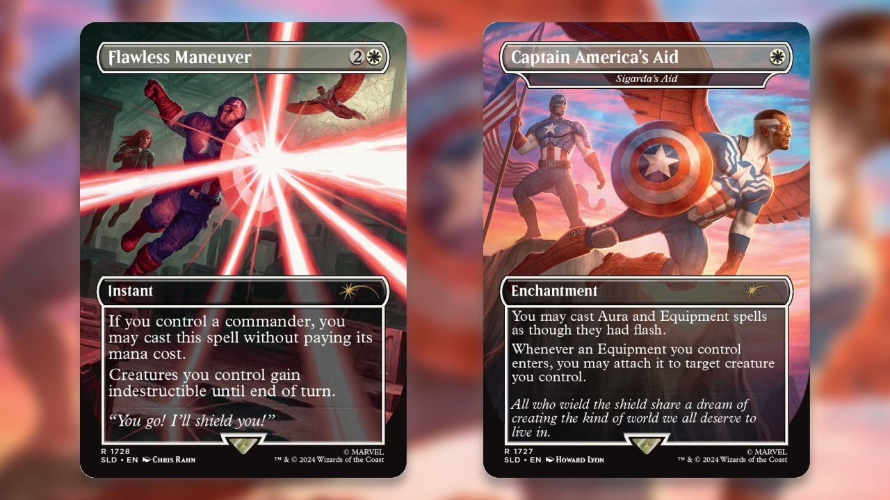Captain America Secret Lair Is An MTG Equipment Lover's Dream