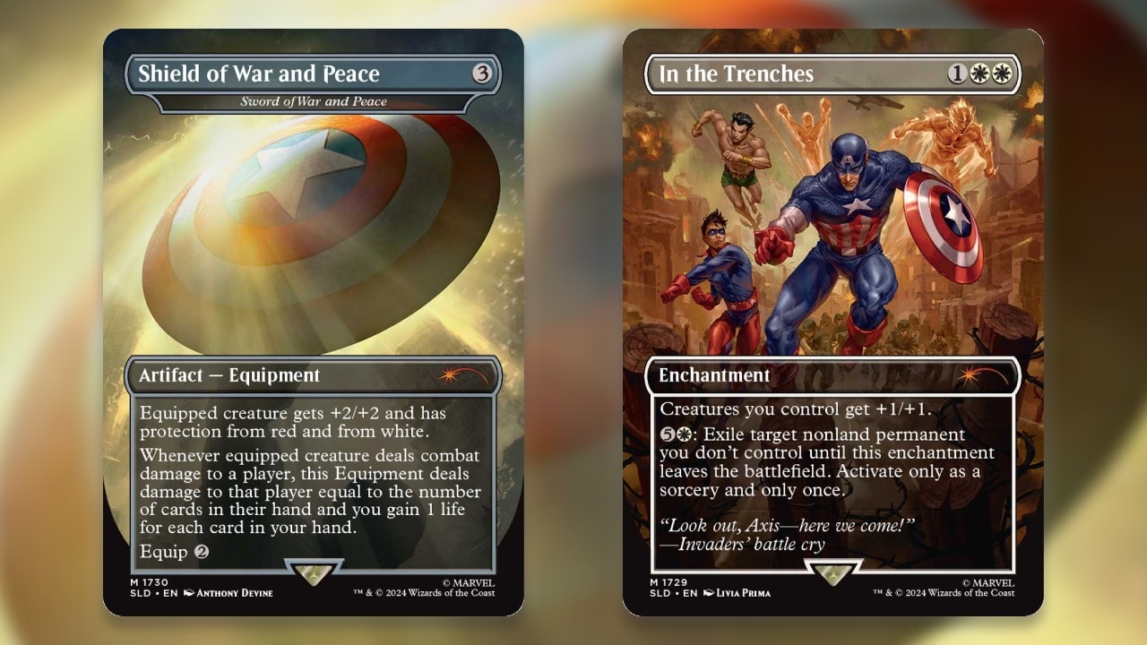 Captain America Secret Lair Is An MTG Equipment Lover's Dream