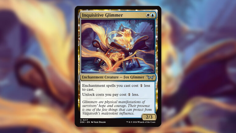 New MTG Duskmourn Card Offers Infinitely Repeating Buffs