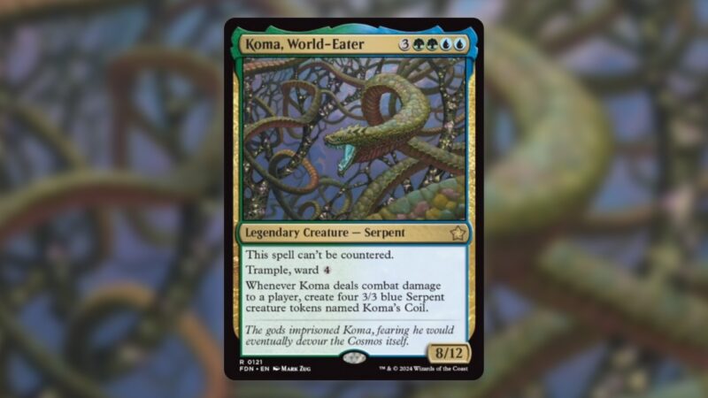 MTG Commander Icon Slithers Into Standard With Foundations