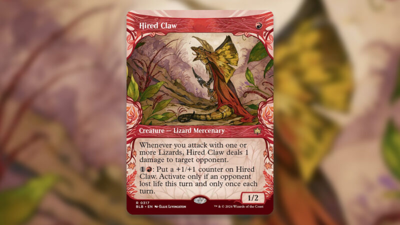 Bloomburrow Lizard Spikes 2525% Thanks to MTG Foundations