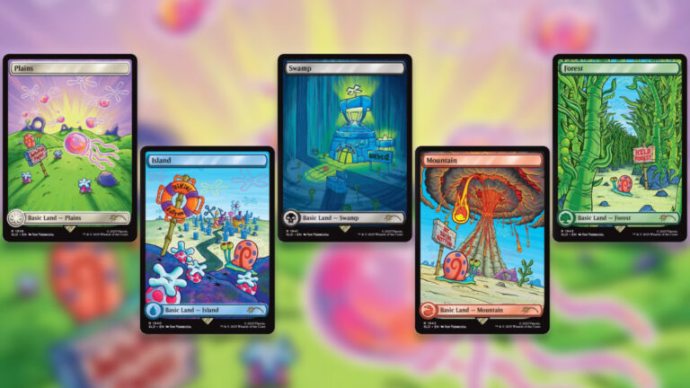 MTG x Spongebob Squarepants Secret Lair Is Packed With Famous Memes