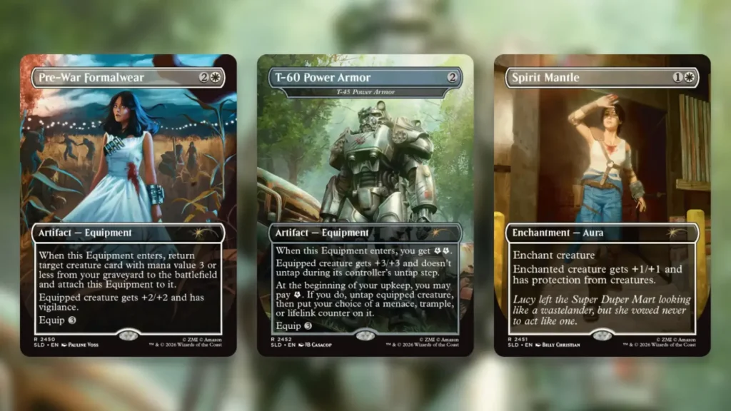 Full MTG Fallout Secret Lair Reveals 3 New Cards and 19 Reprints