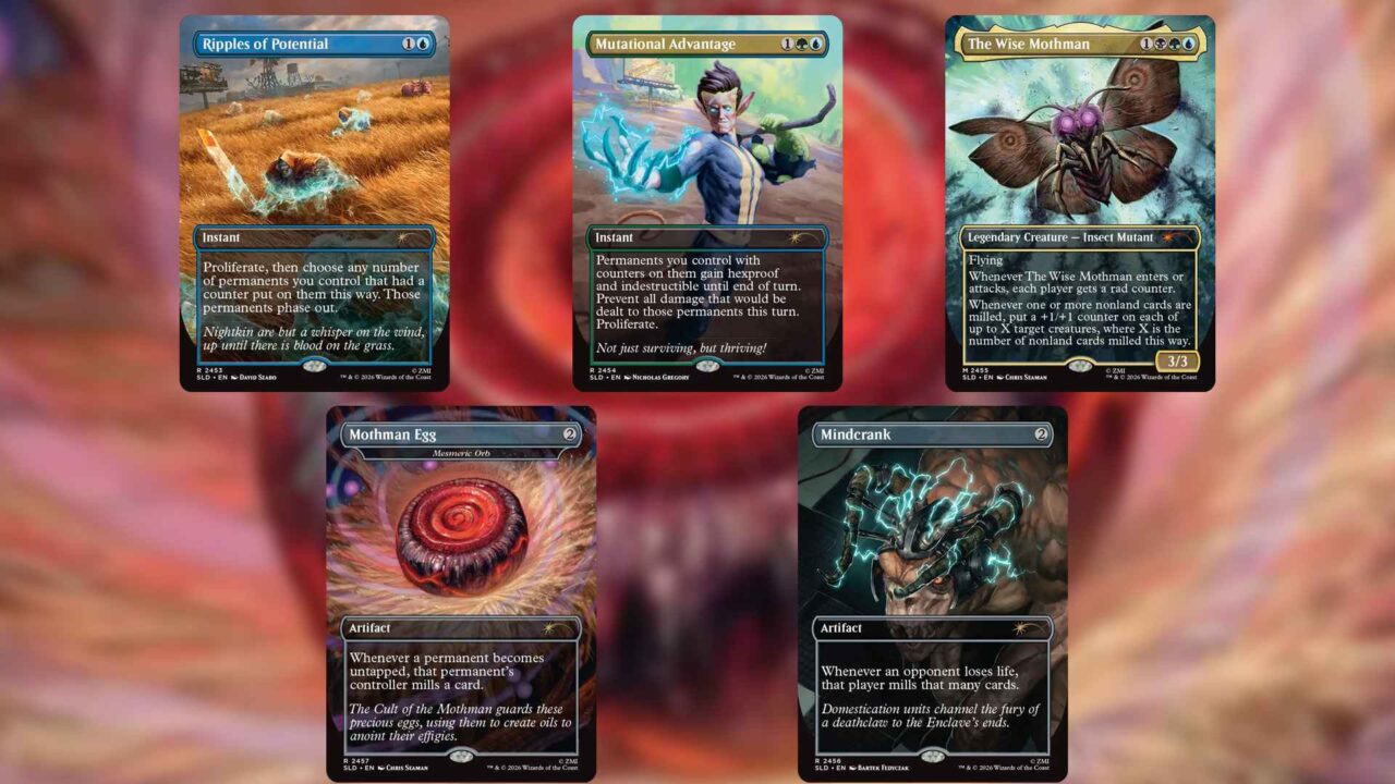 Full MTG Fallout Secret Lair Reveals 3 New Cards and 19 Reprints