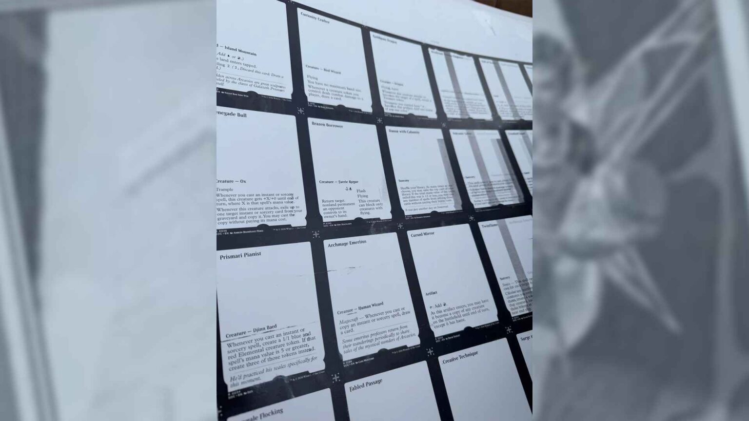 Massive Leak Reveals MTG Secrets of Strixhaven Print Sheet