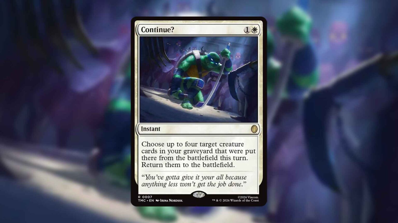 New 'Broken' MTG TMNT Instant is Extremely Overrated
