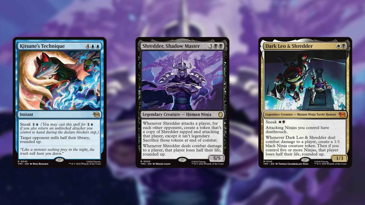 MTG TMNT Cards Create Multiple 2-3 Card Infinite Damage Combos