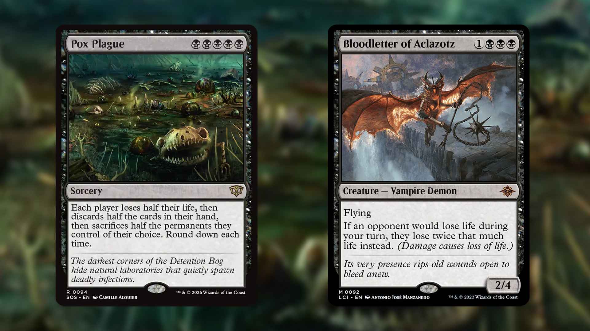 MTG Secrets of Strixhaven Cards Create 12 2-Card Death Combos