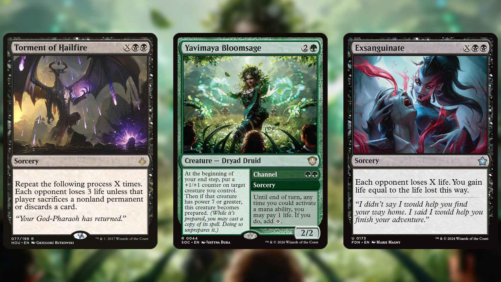 MTG Secrets of Strixhaven Cards Create 12 2-Card Death Combos
